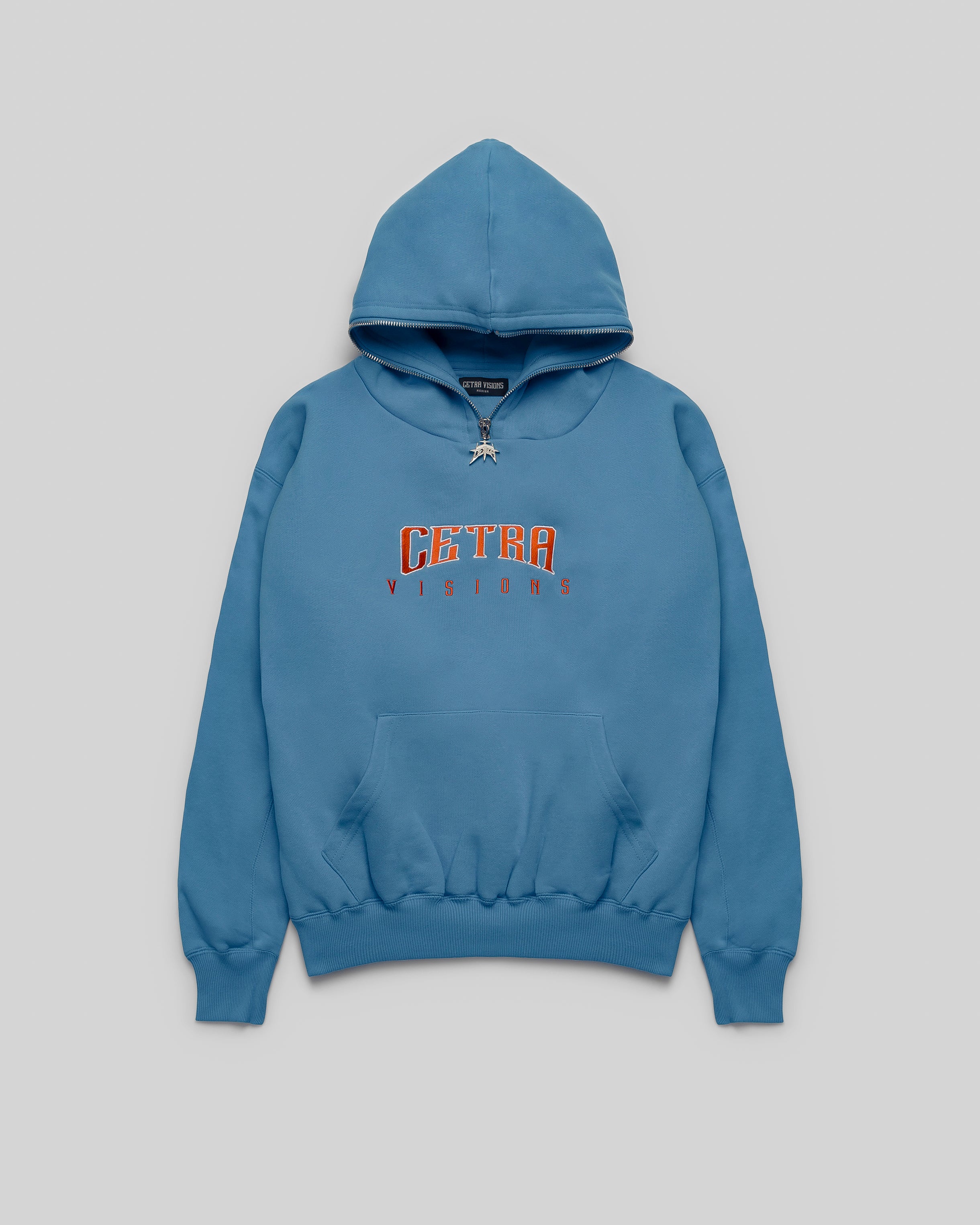MARSH FRENCH BLUE FACE ZIP HOODIE – Cetra Visions