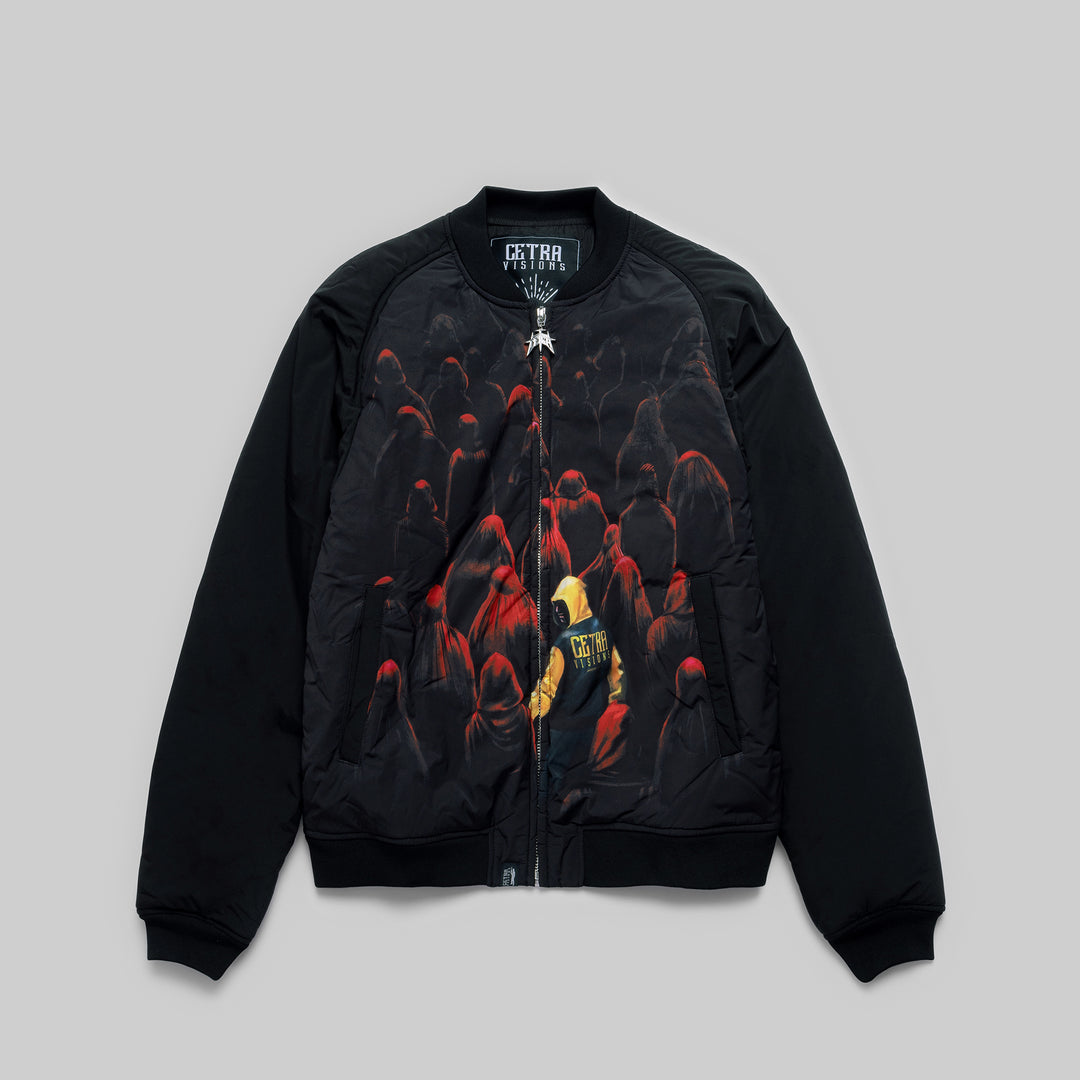 CROWDED SUPERIOR BOMBER JACKET – Cetra Visions